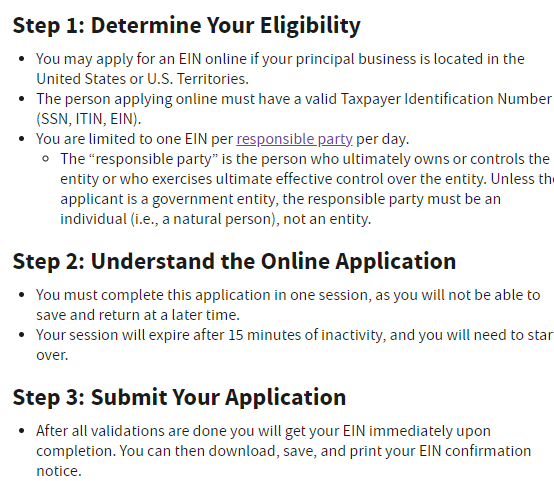 How to Obtain Your EIN for Free – Blaine La/Car Associates